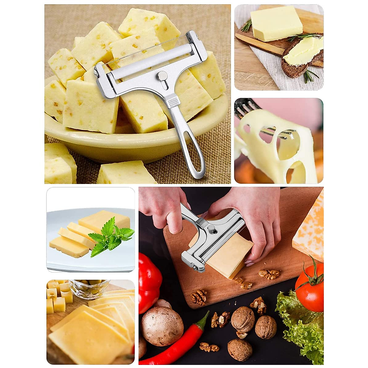 Antaijihua cheese slicer with wire, adjustable thickness cheese cutter