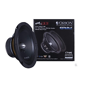 ORION Cobalt CT-M6 6.5" 4 OHM Series CT Midrange 150 Watts RMS Car Audio Car Stereo Mid