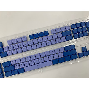 Suitable Logitech G915TKL G915 G815 Keyboard keycaps, 111 Keys. Replacement Keycaps Mechanical Gaming Keyboard… (Blue and Purple)