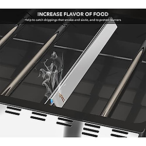 Stanbroil 18 Inch Flavorizer Bars for Weber Summit 400 Series - Stainless Steel Hot Plate for Weber Summit E-420 S-420 Gas Grills Without a Smoker Box - Replacement Parts for Weber 67669, 9PCS