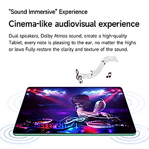 ciciglow 10.1in Tablet, 6GB RAM 128GB Storage, 1600x2560 IPS HD Display, Octa Core CPU, 8MP+24MP Camera, 5000mAh, 5G WiFi, GPS (Green)