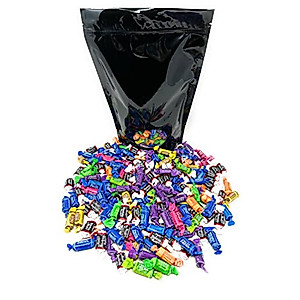 Tootsie Roll Fruit Chews And Original Chocolate Midgees American Chewy Taffies Candy Individually Wrapped In Resealable Bag Bulk 3 Lbs 130+pcs (48-oz) - Made In USA