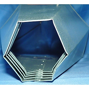 Little Giant RC2 Galvanized Steel Medium Poultry Restraining Flat Back Design Funnel Cone for Chicken, Birds, and Turkeys up to 10 Pounds, (4 Pack)