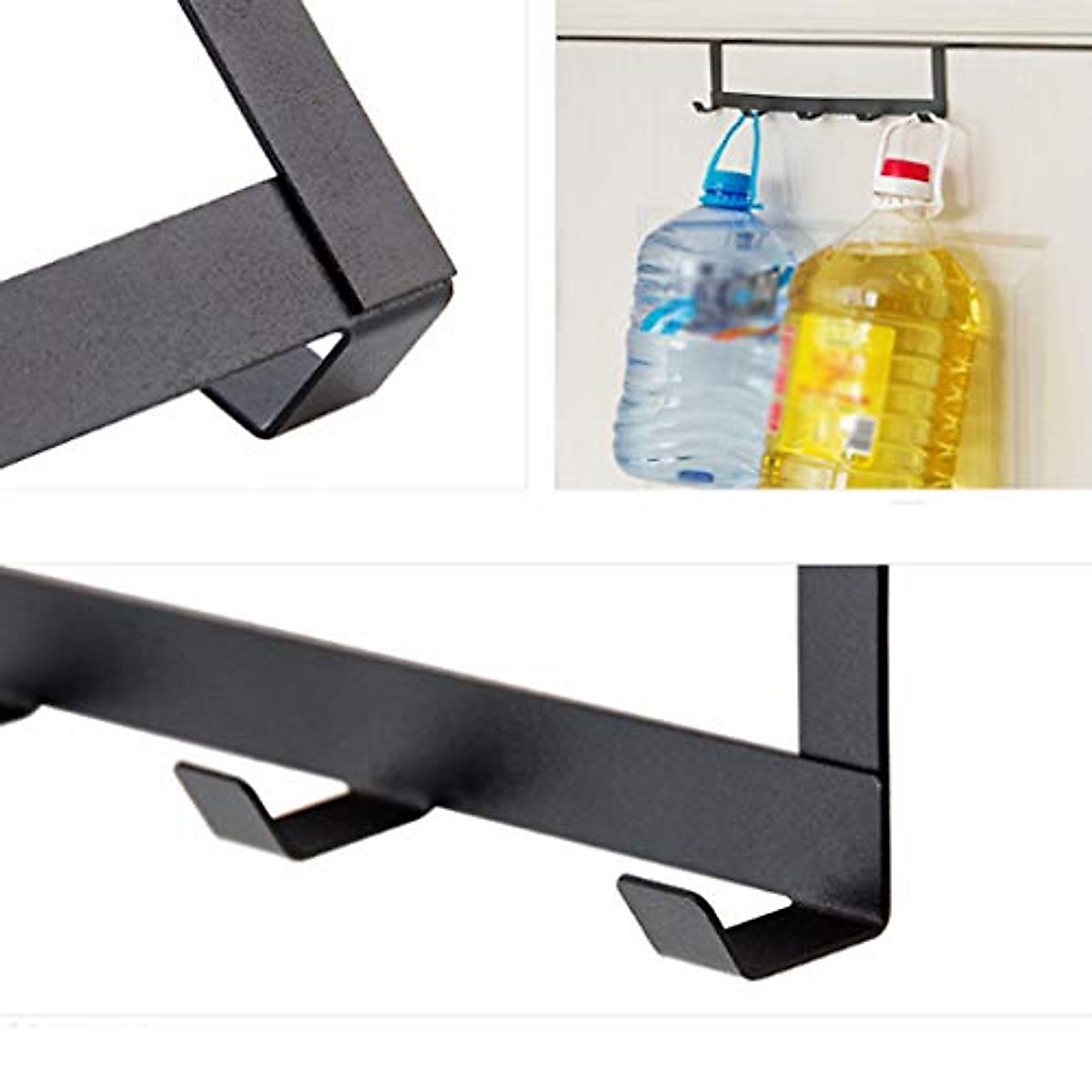 PIKAqiu33 Over The Door 5 Hooks Home Bathroom Organizer Rack Clothes Coat Hat Towel Hanger, Housekeeping & Organizers, for Christmas New Year