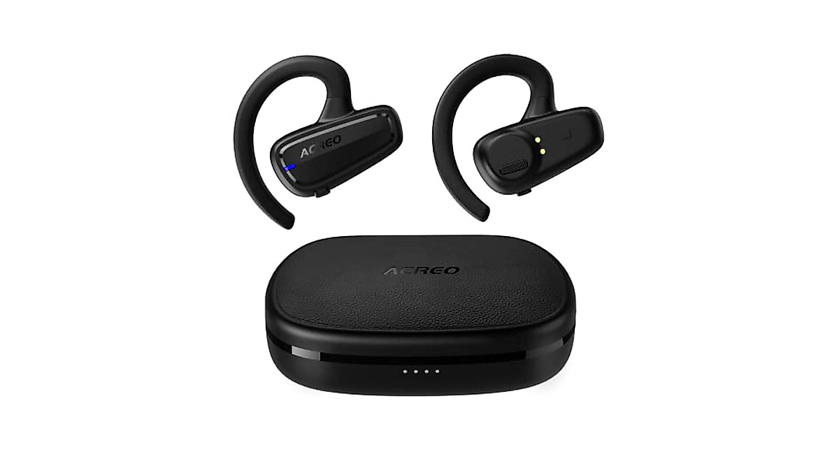 ACREO OpenBuds Wireless Earbuds - Long Battery, Waterproof, Comfort