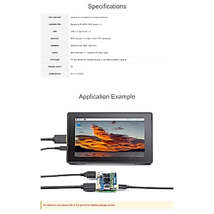 Nano Base Board C Version for Raspberry Pi Compute Module 4 Lite/eMMC (CM4 not Include), with 8MP 160°FOV Camera, Same Size As The CM4