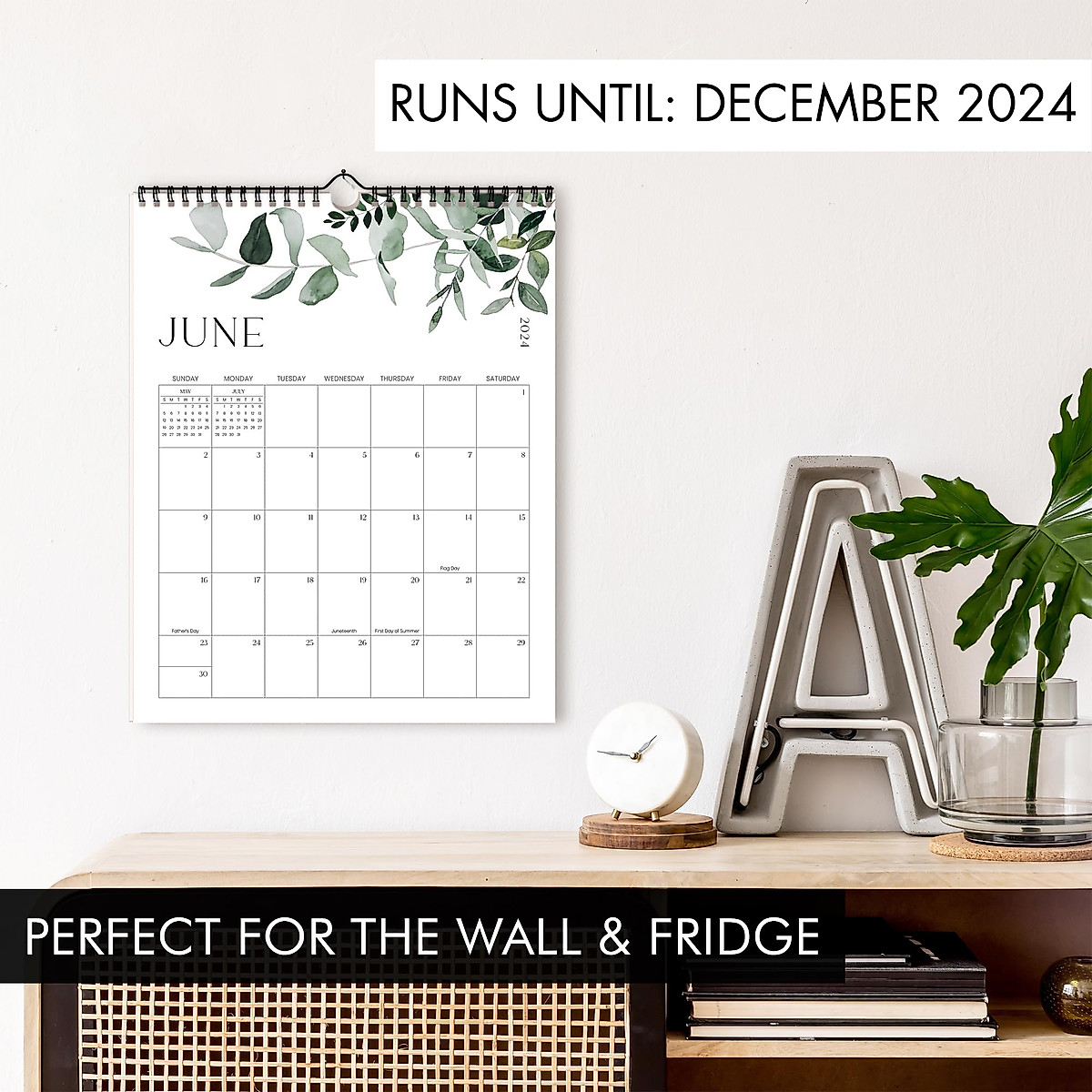 Aesthetic Greenery 2024 Wall Calendar - Runs from June 2023 Until December 2024 - The Perfect 2023-24 Calendar and Monthly Planner for Easy Organizing Description of the issue - Please update the title of the following ASIN B0C1KGC93W in order to improve