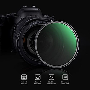 NEEWER 72mm Black Diffusion 1/4 Filter Mist Dreamy Cinematic Effect Filter Ultra Slim Water Repellent Scratch Resistant HD Optical Glass, 30 Layers Nano Coatings for Video/Vlog/Portrait Photography