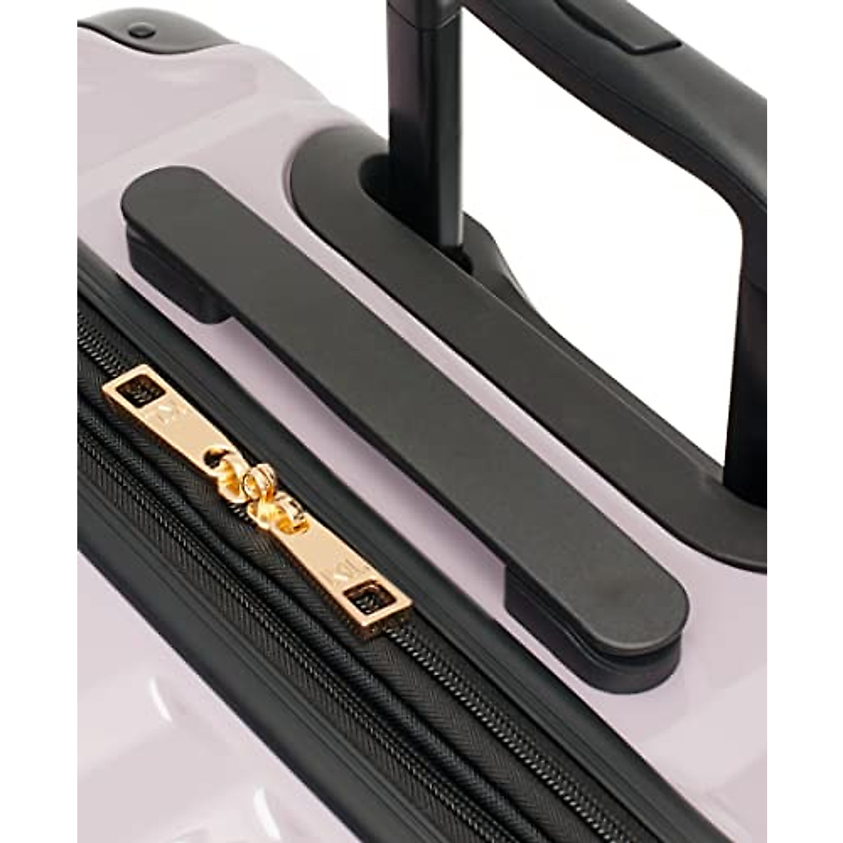 Karl Lagerfeld Paris Women's Suitcase Spinner Wheels Hardside, Lilac, One Size