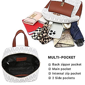 MKP Mini Backpack Purse for Women Fashion Cute Small Daypacks Purse Girls Bookbag School Shoulder Bag with Charm Tassel