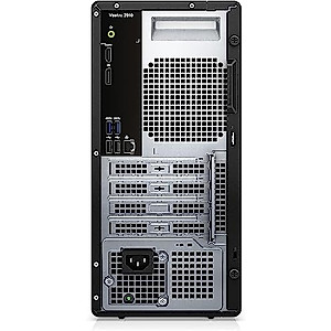 Dell Vostro 3910 Business Desktop Computer, 12th Gen Intel Core i5-12400 Processor, 16GB DDR4 RAM, 256GB PCIe SSD + 1TB HDD, WiFi 6, DVD-RW, Display Port, HDMI, Windows 11 Pro, Black