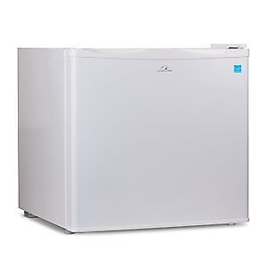 Commercial Cool CCUK12W 1.2 Cu. Ft. Upright Freezer with Adjustable Thermostat Control and R600a Refrigerant, White
