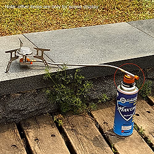 Camping Stove Adapter, Stove Connector,Butane Canister Converter, for Nozzle Gas Bottle to Lindal Valve Canister