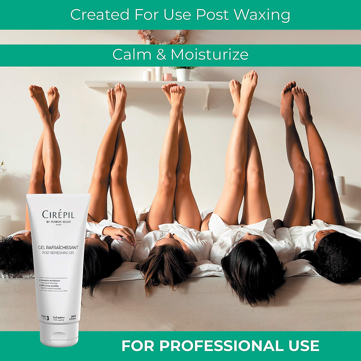 Cirepil - Post Refreshing Gel - 200ml / 6.76 fl oz - Soothes and Cools the Skin After Waxing - Post-Waxing Treatment
