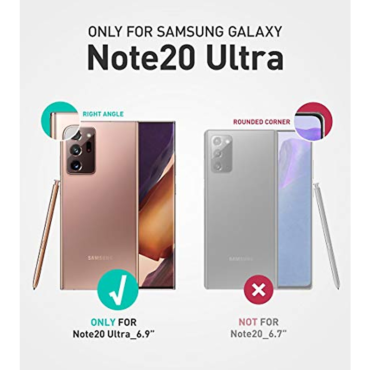 i-Blason Cosmo Series Case Designed for Galaxy Note 20 Ultra 5G (2020 Release), Protective Bumper Marble Design Without Built-in Screen Protector (Marble)