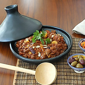 Ancient Cookware, Chamba Clay Tagine, Large, 1.5 Quarts