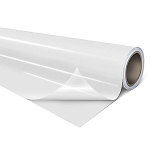 VViViD Clear Self-Adhesive Lamination Vinyl Roll for Die-Cutters and Vinyl Plotters (12" x 6ft)