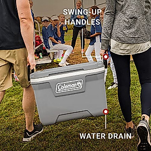 Coleman Ice Chest | Coleman 316 Series Hard Coolers, 52qt Rock Grey