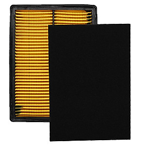 HIFROM Air Filter Pre Cleaner Fuel Filter Spark Plug Tune Up Kit Compatible with Honda GX610 GX620 GX670 GXV620 18HP 20HP 24HP Replace 17210-ZJ1-840 17210-ZJ1-841