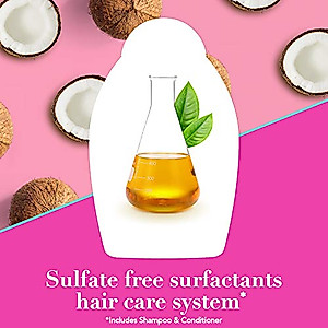 OGX Extra Strength Damage Remedy + Coconut Miracle Oil Shampoo & Conditioner Set, 13 Fl. Oz. (Pack of 2)