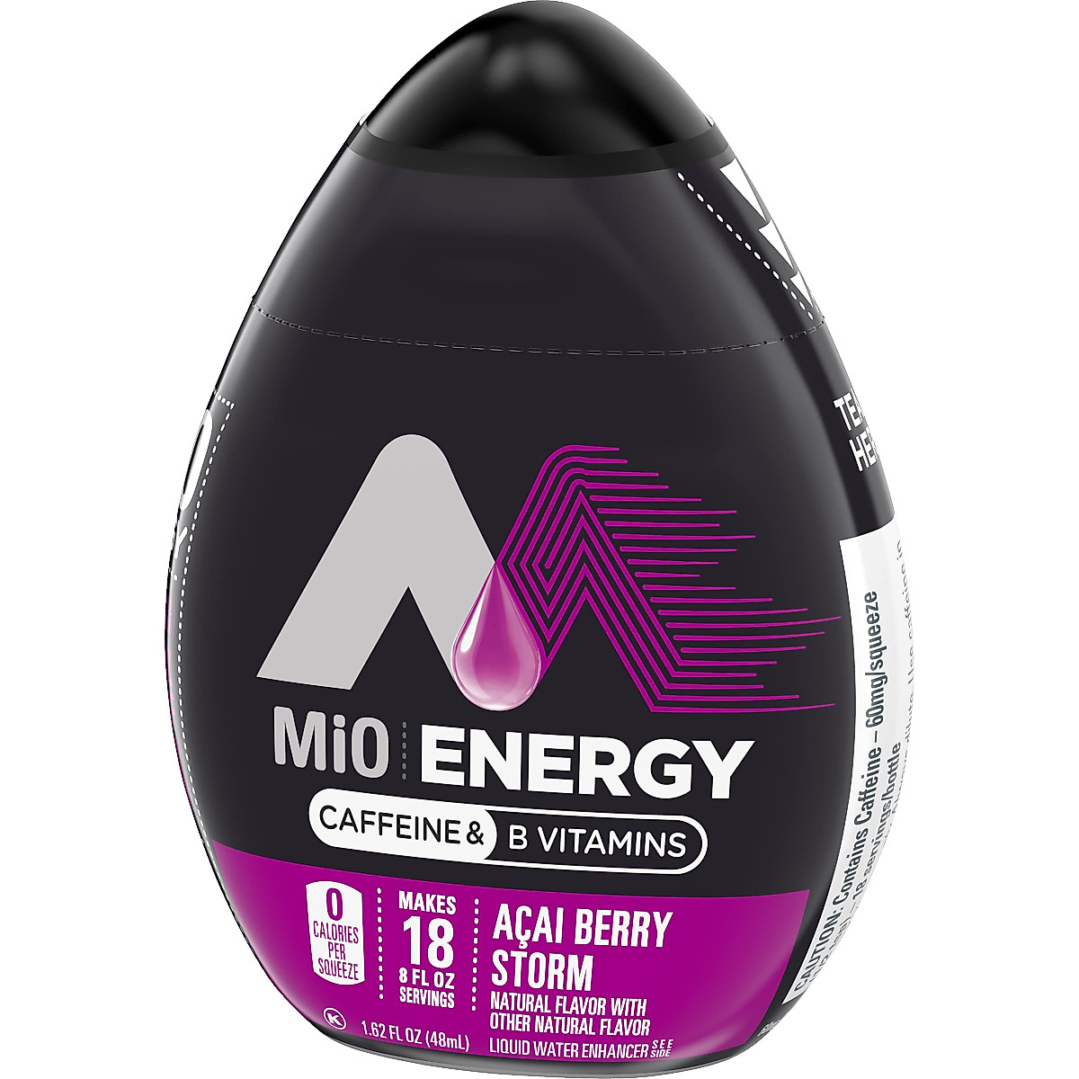 Mio Energy Liquid Water Enhancer, Acai Berry Storm, 1.62 Fl Oz (Pack of 4)
