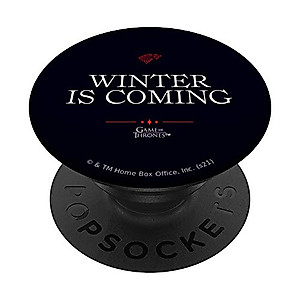 Game of Thrones Winter is Coming Text PopSockets Swappable PopGrip