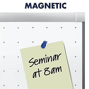 Quartet Magnetic Whiteboard, White Board, Dry Erase Board, 8' x 4', Silver Aluminum Frame, Prestige 2 Total Erase (TEM548A)