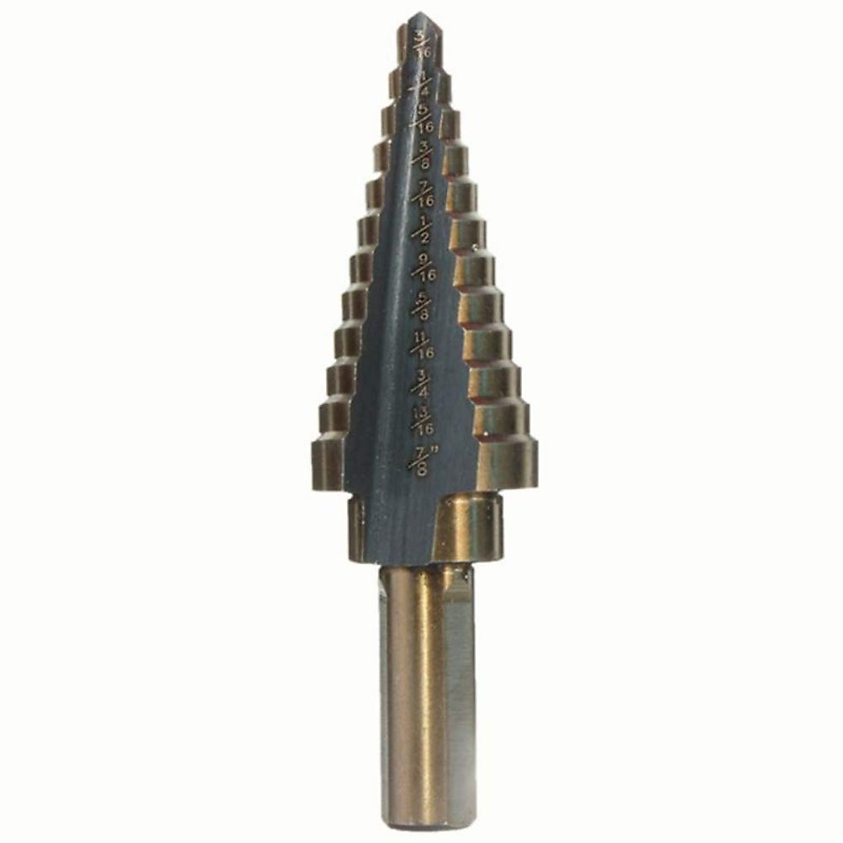 ArtisanShow 5PCS HSS Cobalt Step Drill Bit Set Multiple Hole 50 Sizes Cobalt Titanium Conical Cone Drill Hole Cutter Core Drill Bits with Aluminum Case