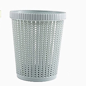 FEER Garbage Baskets Kitchen Waste Bins Home Office Storage Bins Sorting Bins Cubes Garbage Containers (Color : Blue, Size : 15 * 21 * 25cm)