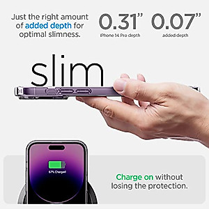 Spigen Liquid Crystal [Anti-Yellowing Technology] Designed for iPhone 14 Pro Case (2022) - Crystal Clear