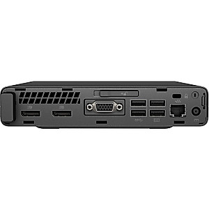 HP EliteDesk 800 G3 Mini PC 8GB 256GB SSD Intel Core i5-7500T Win10, Black (Renewed)