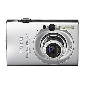 Canon PowerShot SD1100IS 8MP Digital Camera with 3x Optical Image Stabilized Zoom (Silver)