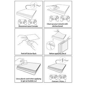 ZOOMHITSKINS Compatible with PS4 Slim Skin, Animals Fossil T-Rex Dinosaur Prehistoric, Durable & Fit, 3M Vinyl, Made in The USA