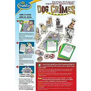 ThinkFun 76414 Dog Crimes, Logic Game - Recommended Age 8+ (Spanish Language Edition)