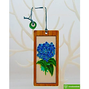 Beautiful Quilled Ornament Doubling as a Bookmark Collection, Thick and Stylish! Great Gifts for Friends, Family, Mothers Day, Christmas, Valentine, Teachers, Students (Hydrangea Bouquet)
