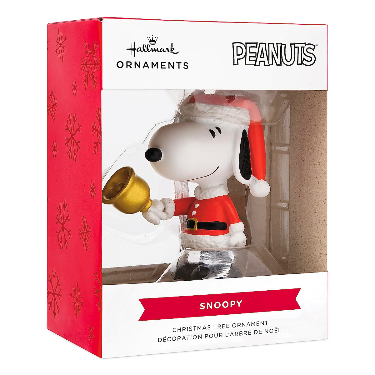 Hallmark Peanuts Snoopy Bell Ringer Christmas Ornament