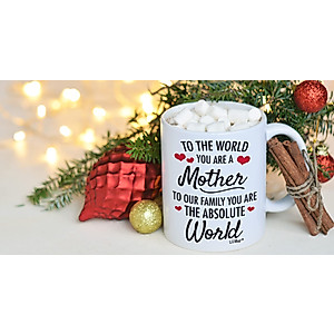 Gifts for Mom from Daughter Son Funny Birthday Coffee Mugs Christmas Mug Presents in Law Step Moms Finest Cool Unique Present Ideas for Mother Stepmom Aunt Wife Tea Cups