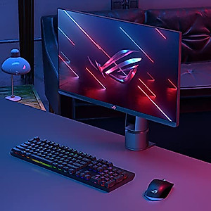 ASUS ROG Swift 360Hz PG259QNR 24.5” HDR Gaming Monitor, 1080P Full HD, Fast IPS, 1ms, G-SYNC, ULMB, NVIDIA Reflex Latency Analyzer, HDMI DisplayPort USB, Desk Mount Kit, VESA Wall Mountable, HDR10