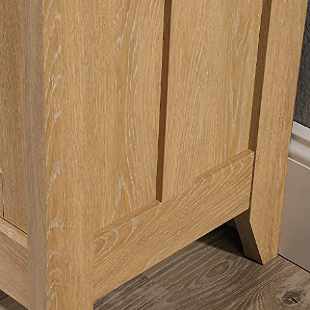 Sauder August Hill Bookcase, L: 32.28" x W: 15.51" x H: 71.89", Dover Oak Finish