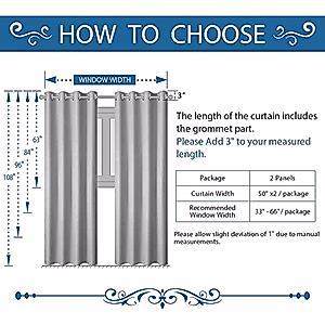 Rose Home Fashion 100% Linen Blackout Curtains for Bedroom Windows, Blackout Curtains 84 Inches Long for Living Room/Farmhouse, Linen Textured Look Drapes with Blackout Liner - (50x84 Beige)