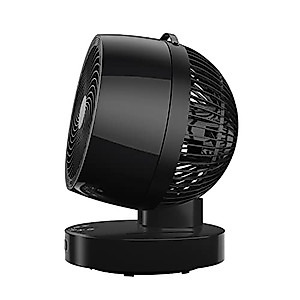 Kapoo Table Fan Air Circulator with Remote, Blade 8", 6 Speeds 4 Wind Modes, Horizontal Vertical Oscillating, Replace Floor Table Tower Fan b06, Black (GS-XXG037)