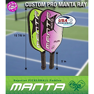 Manta World Sport Pickleball Paddle Set - Custom Pro Manta Ray