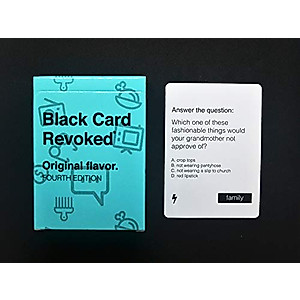 Black Card Revoked: Fourth Edition - Celebrate Black Culture by Testing Your Knowledge with This Black Culture Trivia Game | Laugh Out Loud, Dance & Sing with This Adult Card Game