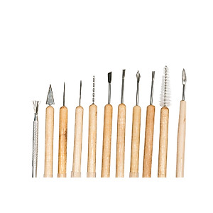 Pumpkin Carving Kit (21 Tool Set) w 11 Double Sided Pieces - Halloween Professional Sculpting, Cutting and Carving Knife Supplies for Fall Jack-O-Lanterns, Pumpkins, Decorations for Kids and Adults