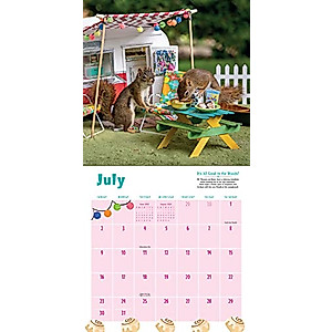 The Secret Life of Squirrels Wall Calendar 2023: Wild Squirrels Interacting with Handcrafted Domestic Scenes