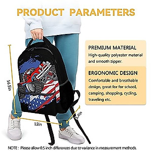 PoshWrap Truck School Backpack for Boys, 16 Inch Black Backpacks for Kids, Durable Cartoon Bookbag for Elementary
