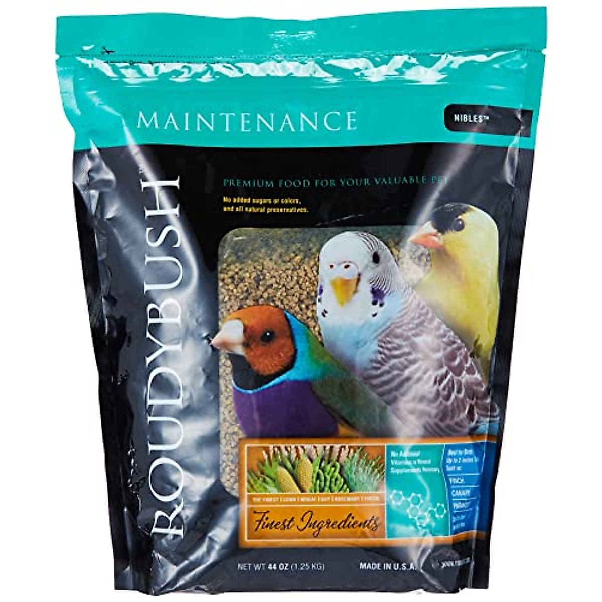 Roudybush Daily Maintenance Bird Food, Nibles, 44-Ounce