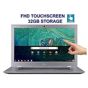 Acer Chromebook 15.6" IPS Touchscreen Full HD Intel Celeron N3350 1.10 GHz 4GB LPDDR4 32GB Flash Memory HDR Webcam Chrome OS