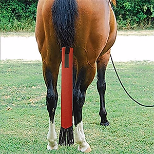Horse Tail Bag,horse Tail Wrap With Fringe Non Slip Black Guard,horse Tail Fly Swisher Decor Horse Tail Extensions (Blue)