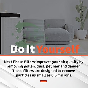 Air Purifier VEVA HPA300 HEPA Filter Replacement - Compatible with Honeywell Air Purifier - Captures and Eliminates Airborne Particles and Unpleasant Odors